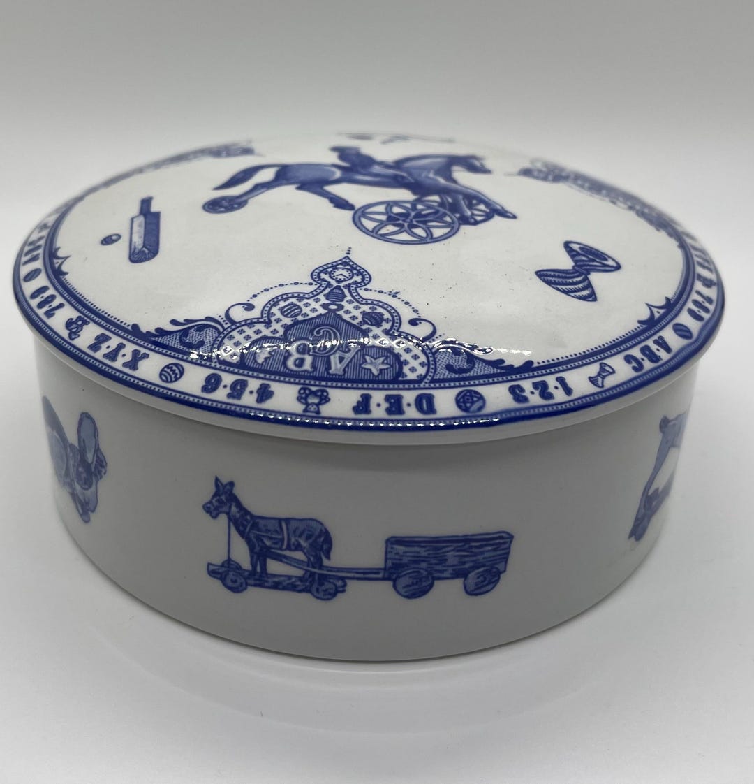 Vintage 1990s Spode Edwardian Childhood Collection Trinket Box With Lid ...