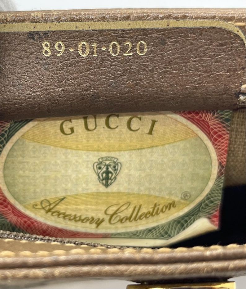 Vintage 1989 GUCCI Accessory Collection Pouch in Excellent Condition ...