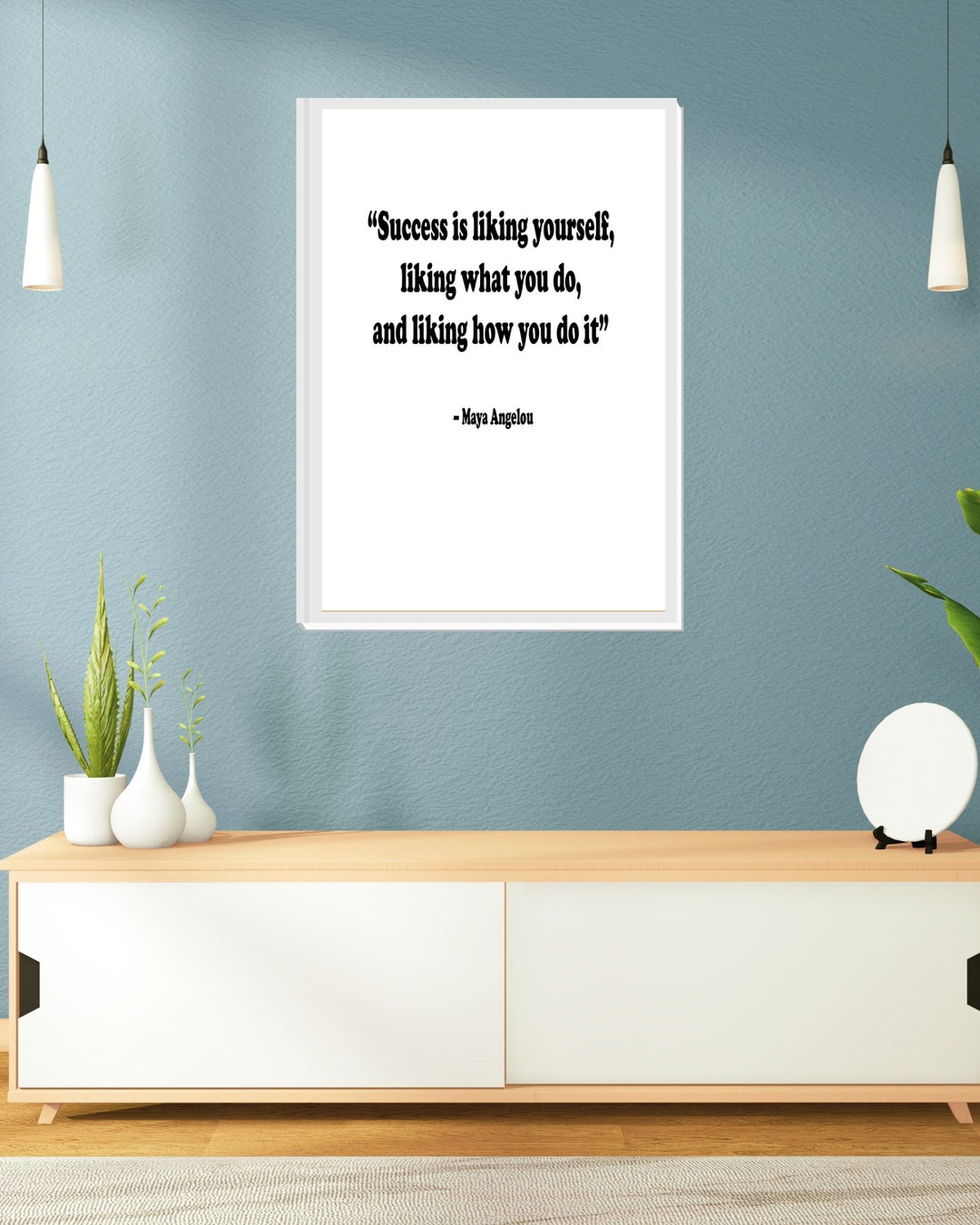 Maya Angelou Motivational Quotes Printable Art Inspirational Saying ...