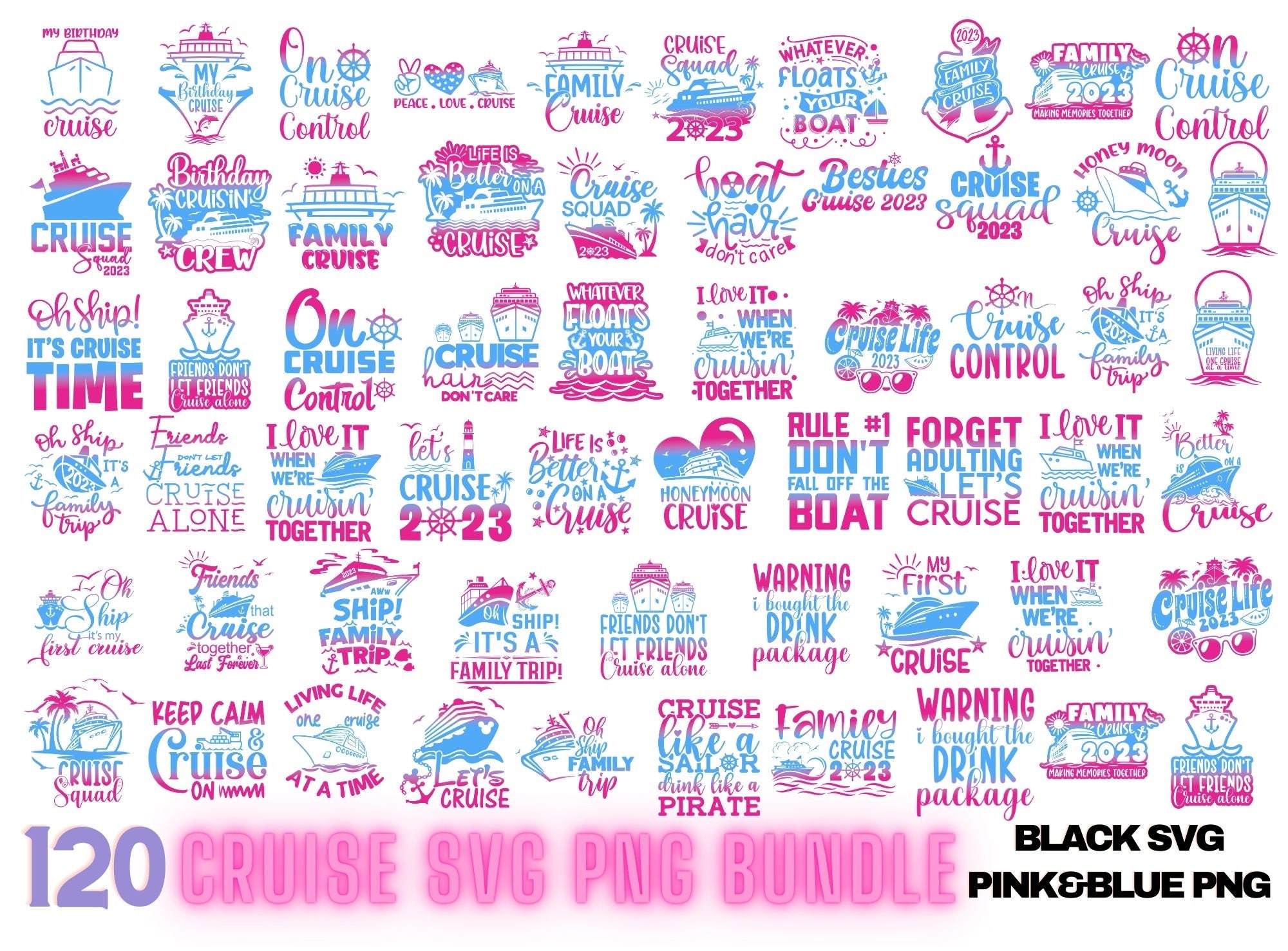 Cruise SVG, PNG - Etsy