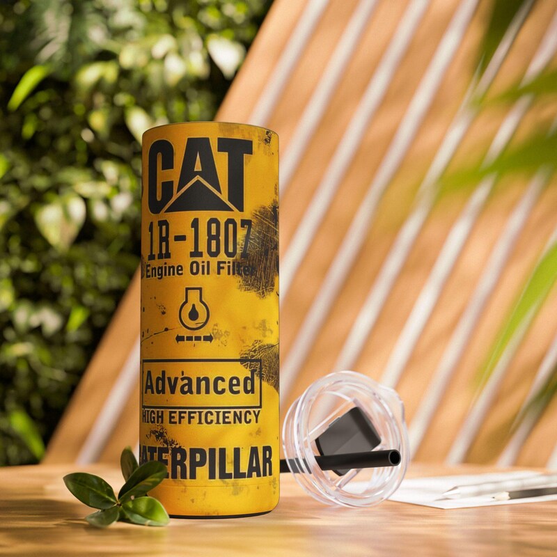 Cat Oil Filter Tumbler - Etsy