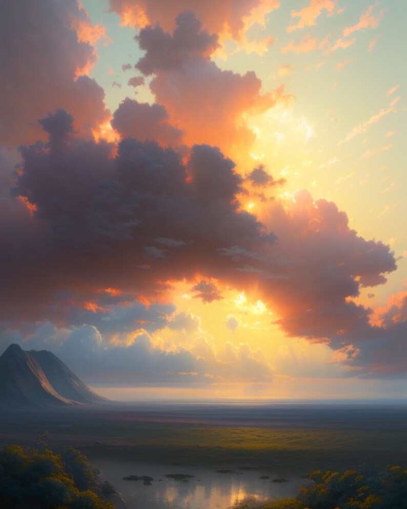 Morning Serenity, Fine Art Image, Downloadable File, Fine Art, Art ...
