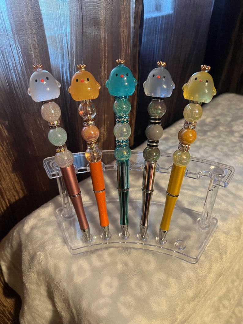 Kawaii Beaded Pens: Collectible Character Pens - Etsy