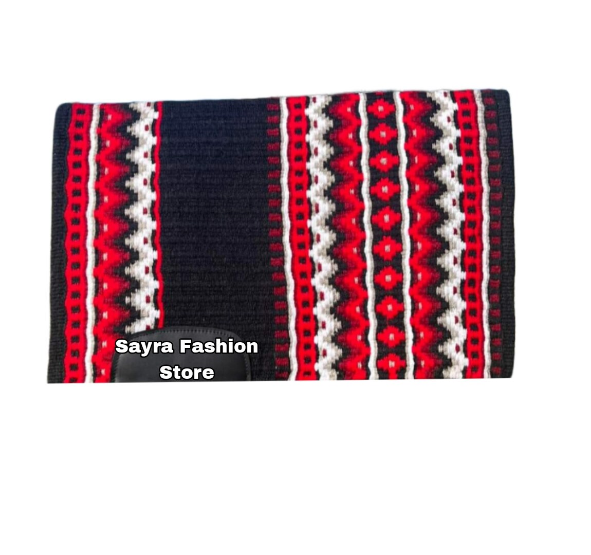 Red Western Saddle Pad Show Pad Saddle Blanket Saddle Pad - Etsy