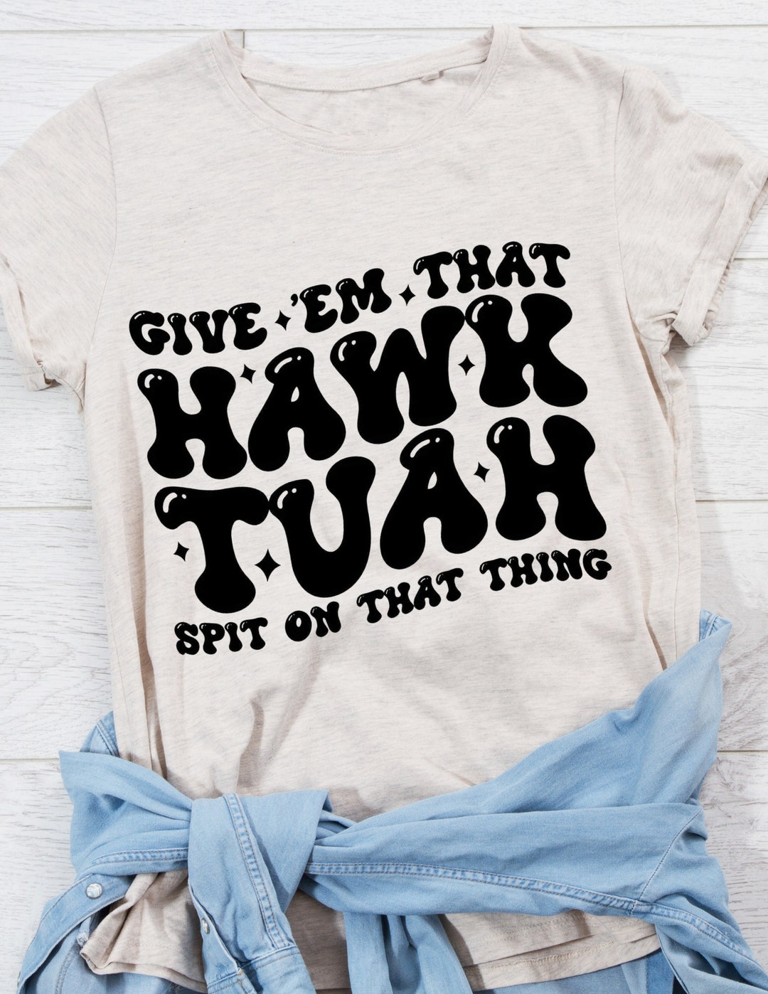 Hawk Tuah Spit on That Thang Shirt, Tiktok Spit Girl, Funny Meme Shirt ...