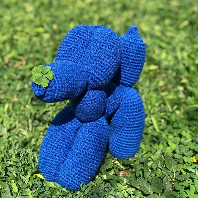 Crochet Pattern: Balloon Dog, Amigurumi Animal, Cute Poodle, and ...