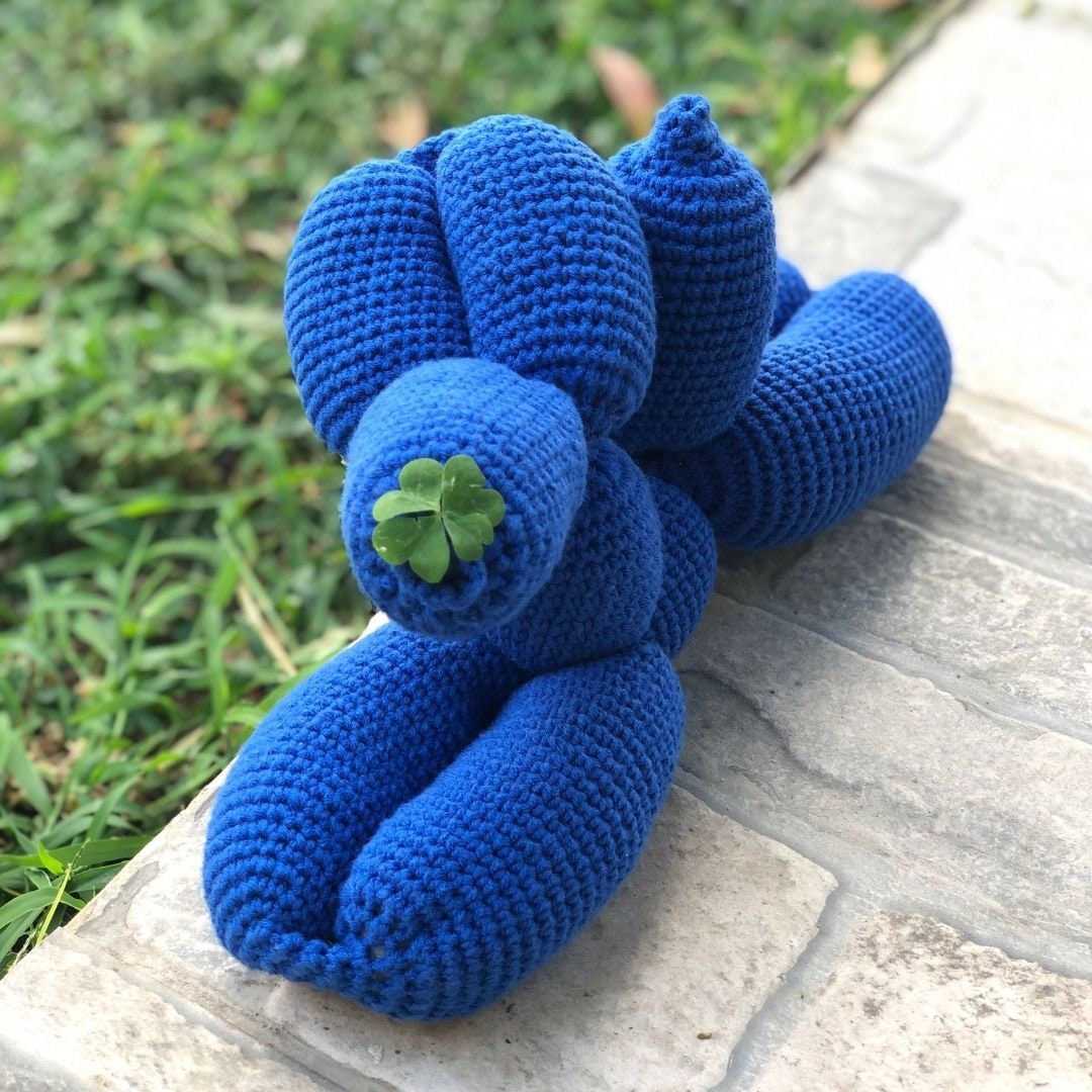 Crochet Pattern: Balloon Dog, Amigurumi Animal, Cute Poodle, and ...