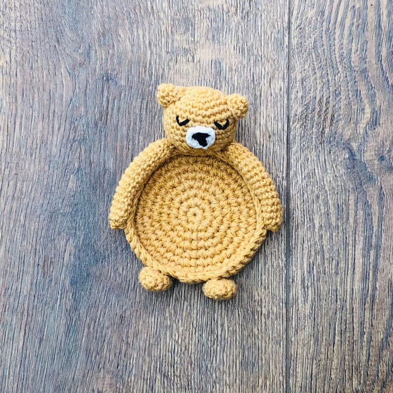 Coaster Crochet Pattern, Cute Bear Design, Home Decor and Gift Ideas ...
