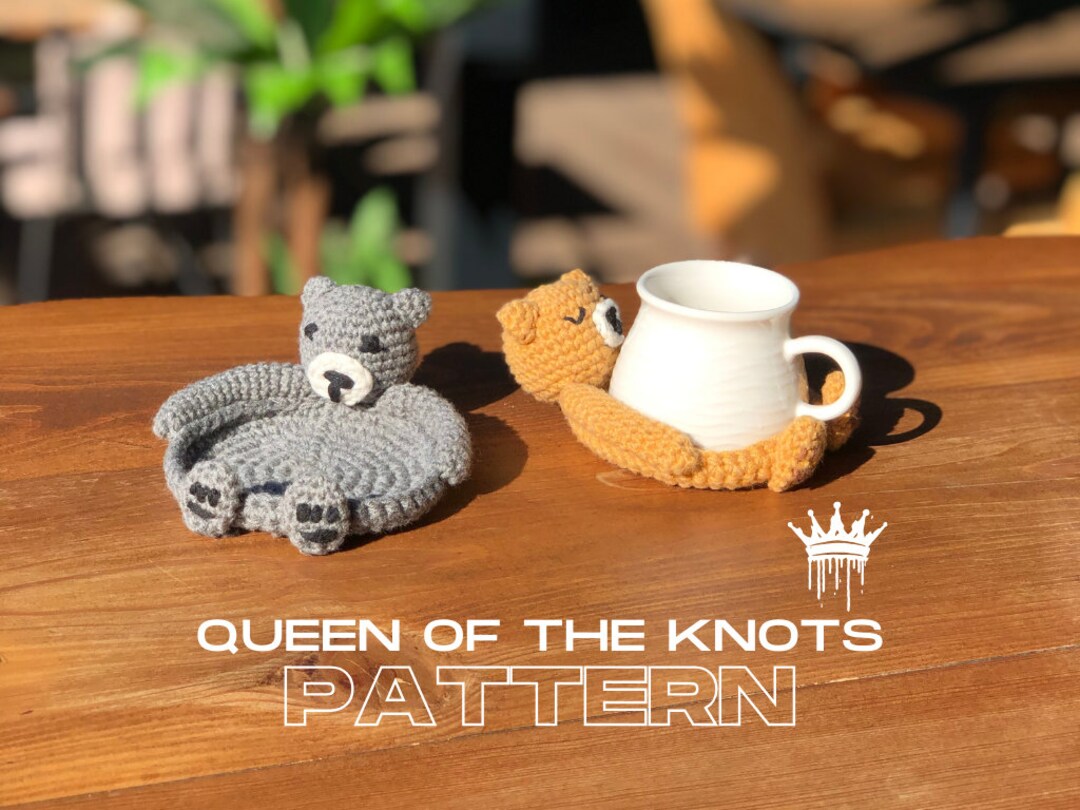 Coaster Crochet Pattern, Cute Bear Design, Home Decor and Gift Ideas ...