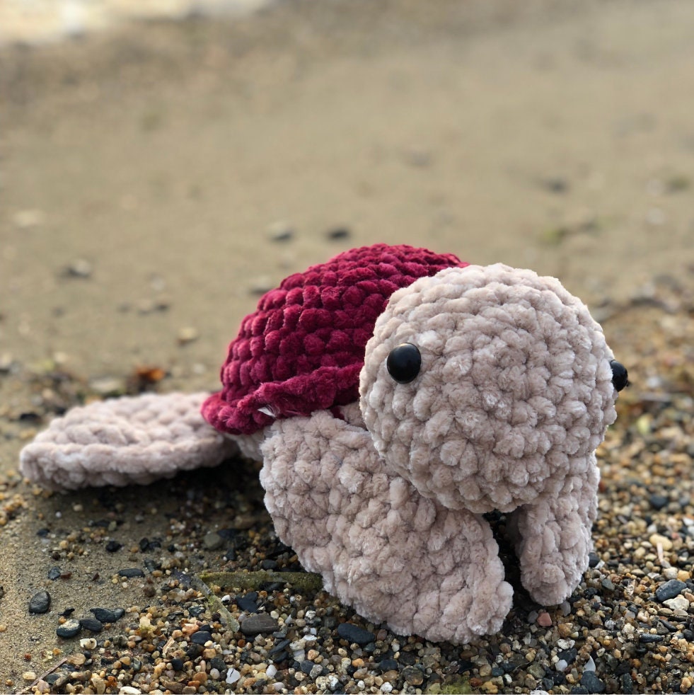 Pattern: Sea Turtle Crochet Plus, Cute Animal Amigurumi Toy, Handmade ...