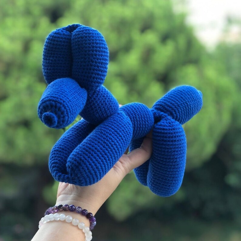 Crochet Pattern: Balloon Dog, Amigurumi Animal, Cute Poodle, and ...