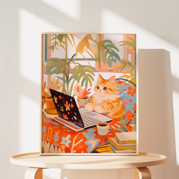 Cat Office Supplies - Etsy