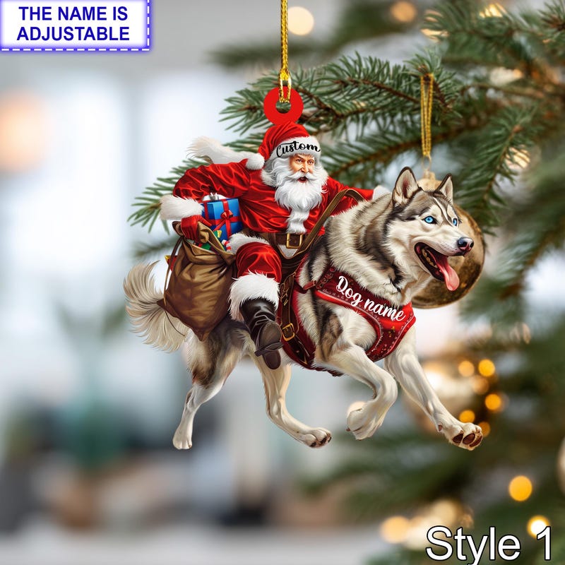 Husky Holiday Decorations - Etsy