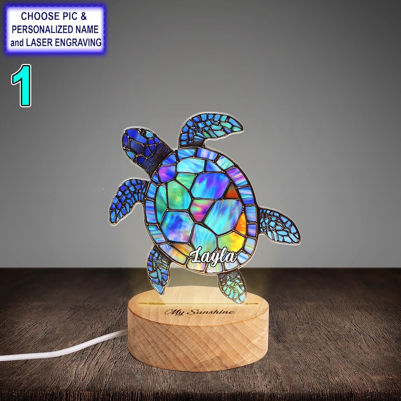 Turtle Lamp Base - Etsy