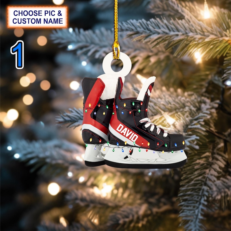 Custom Ice Hockey Ornaments Aazon.co: Custo Hockey Player Ornaent ...