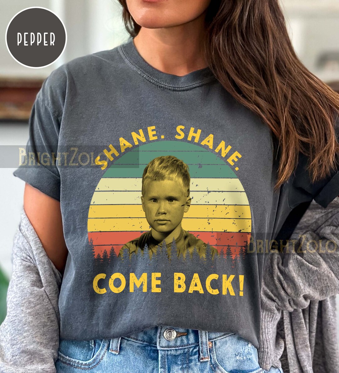 Joey Starrett Shane. Shane. Come Back Sunset Vintage Retro - Etsy