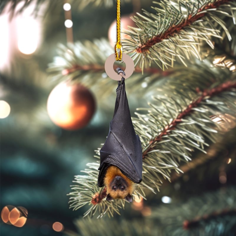 Bat Christmas Ornament - Etsy