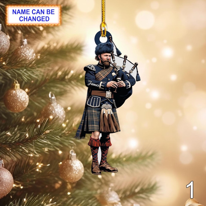 Personalised Bagpipe - Etsy UK