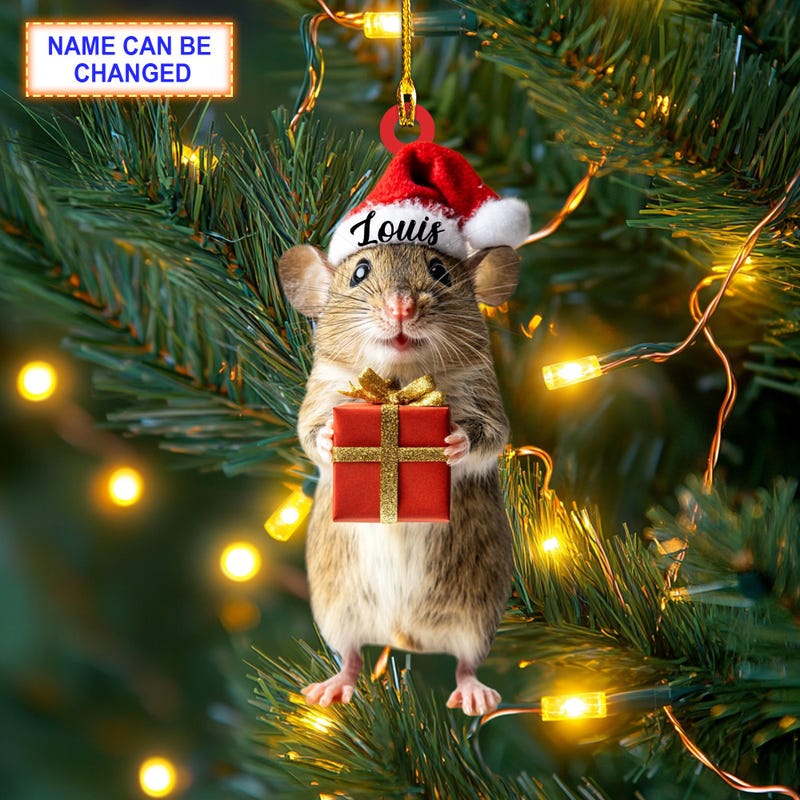Christmas Rat Decorations - Etsy UK