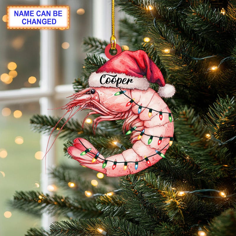 Shrimp Tree Decorations - Etsy