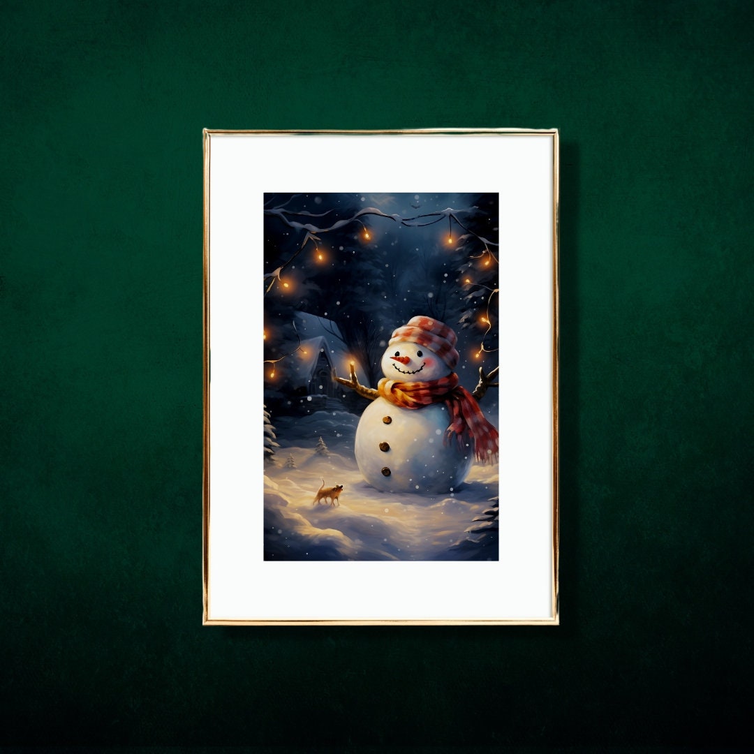 Snowman Face Png Poster Snowman Face Jpg Poster Snowman - Etsy