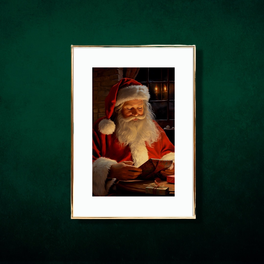 Letter From Santa Poster Letter From Santa Poster Letter - Etsy