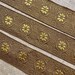 Antique Golden Flower and Metal Thread Trim - Etsy