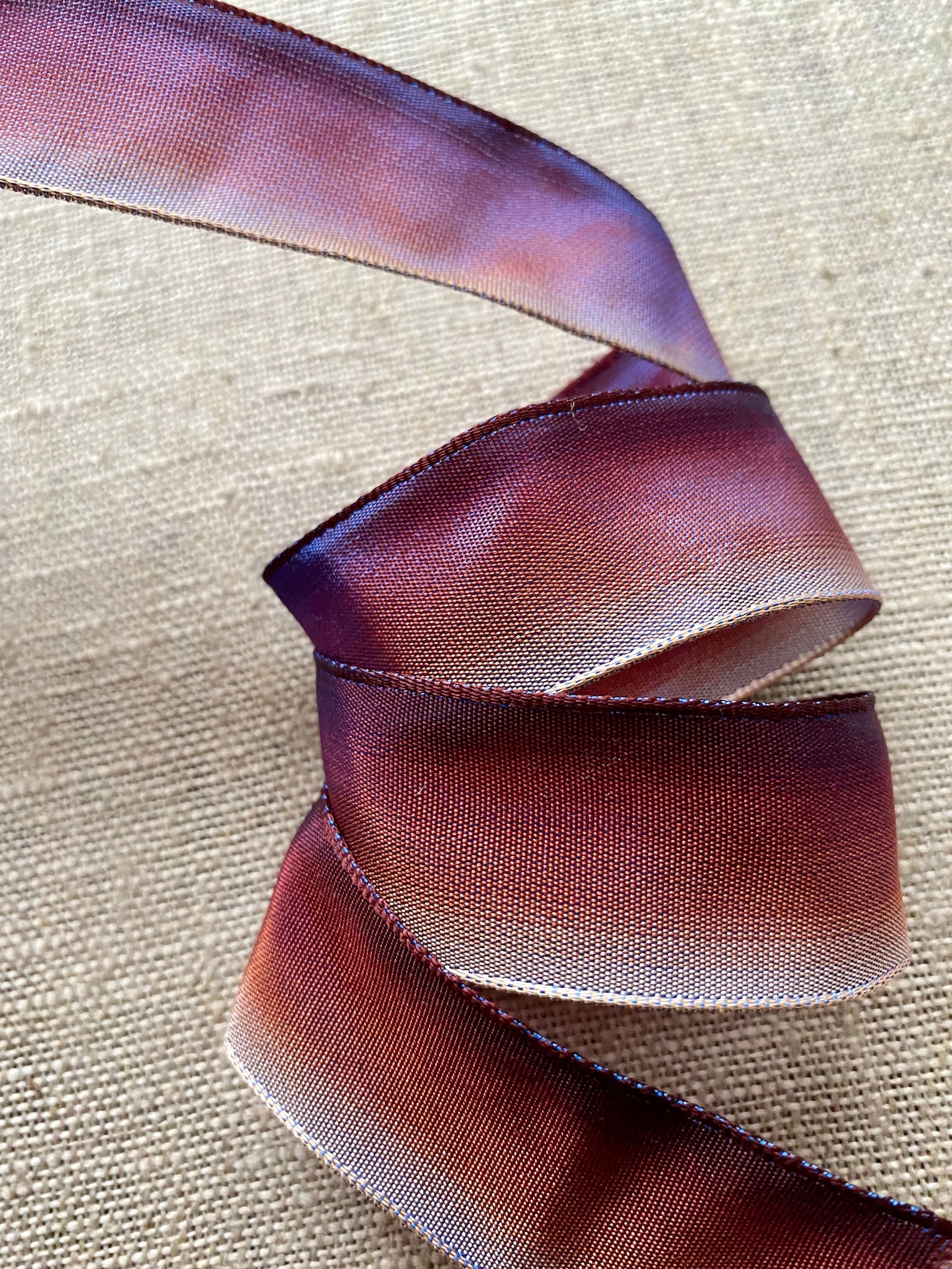 French Ombre Ribbon Iridescent With Wired Edges - Etsy