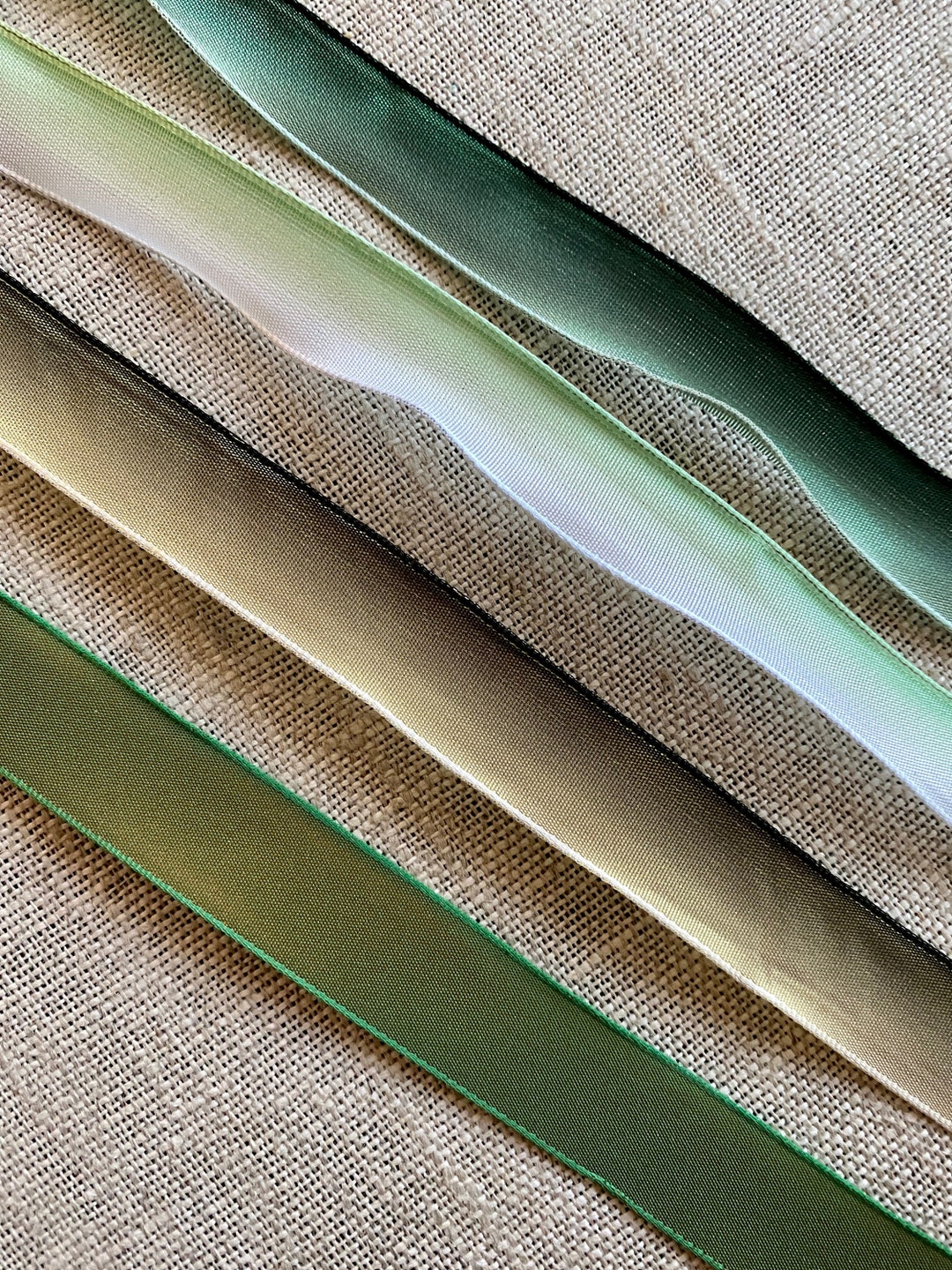 French Wired Ribbon for Leaves - Etsy