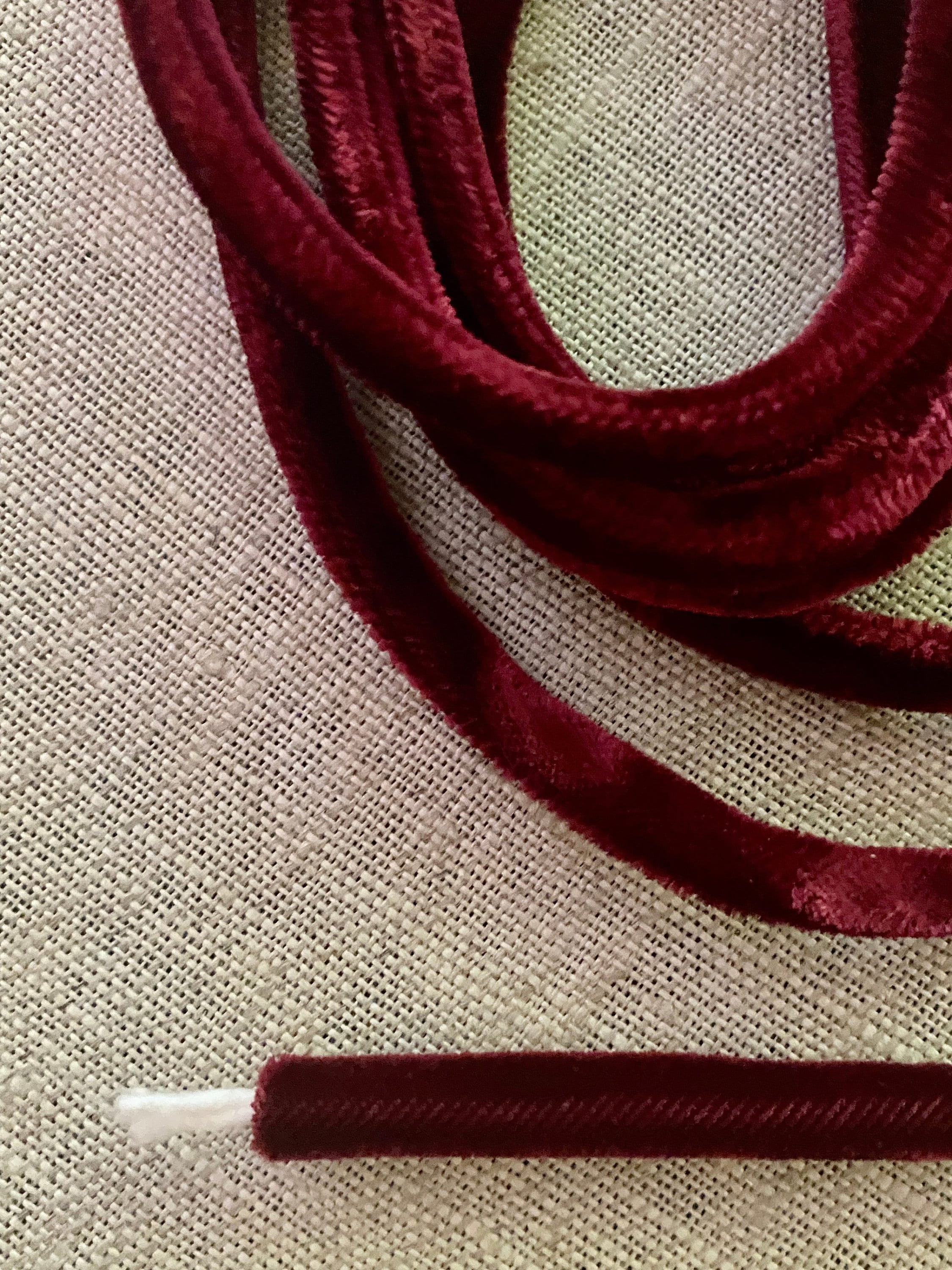 Vintage Velvet Cord Two Different Colors - Etsy