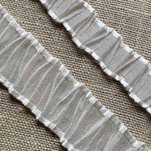 Mokuba Pleated Organdy Ribbon With Satin Edges - Etsy