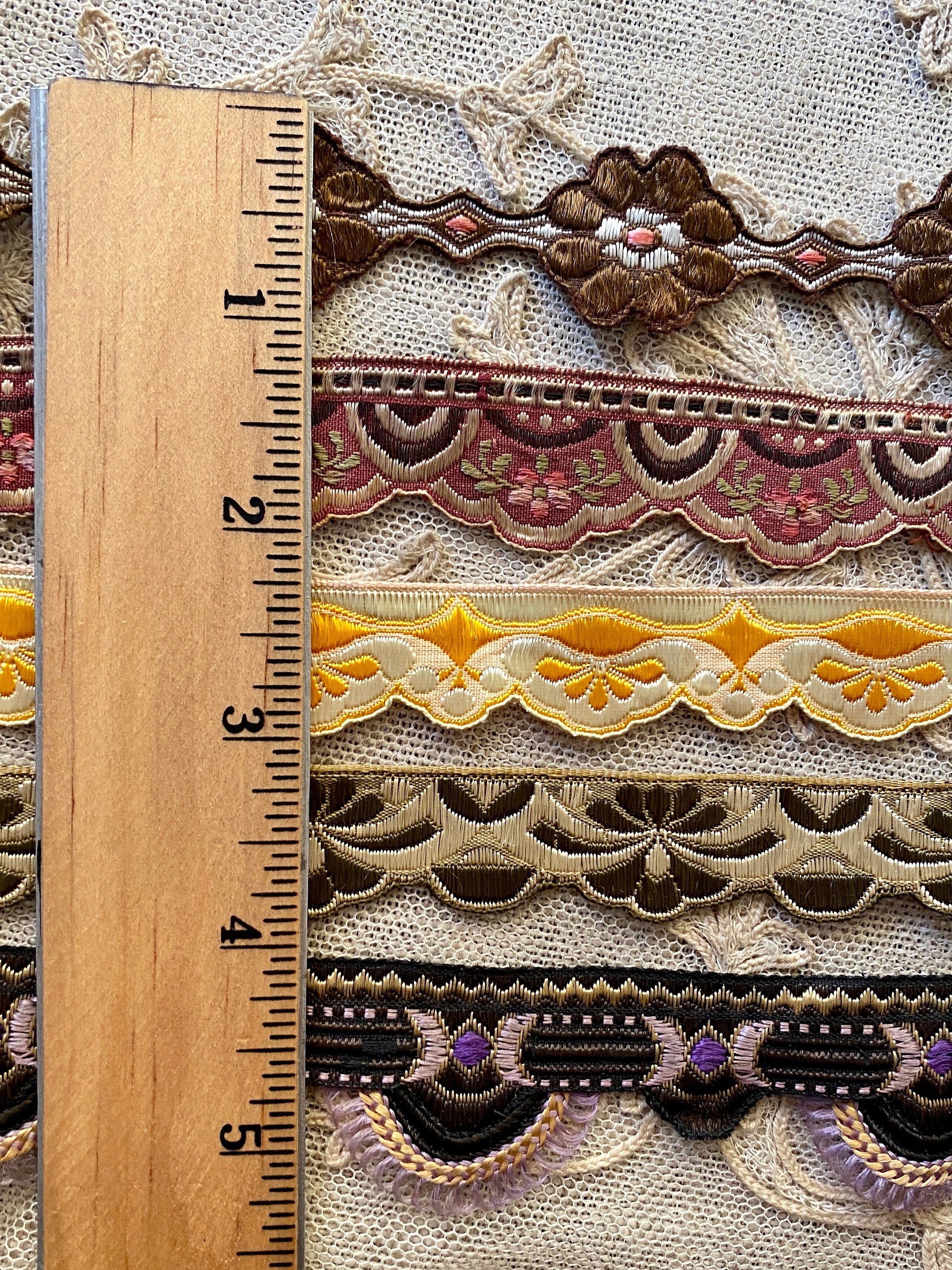 Woven French Antique Trims - Etsy