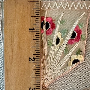 Antique Hand Embroidered Applique Trim - Etsy
