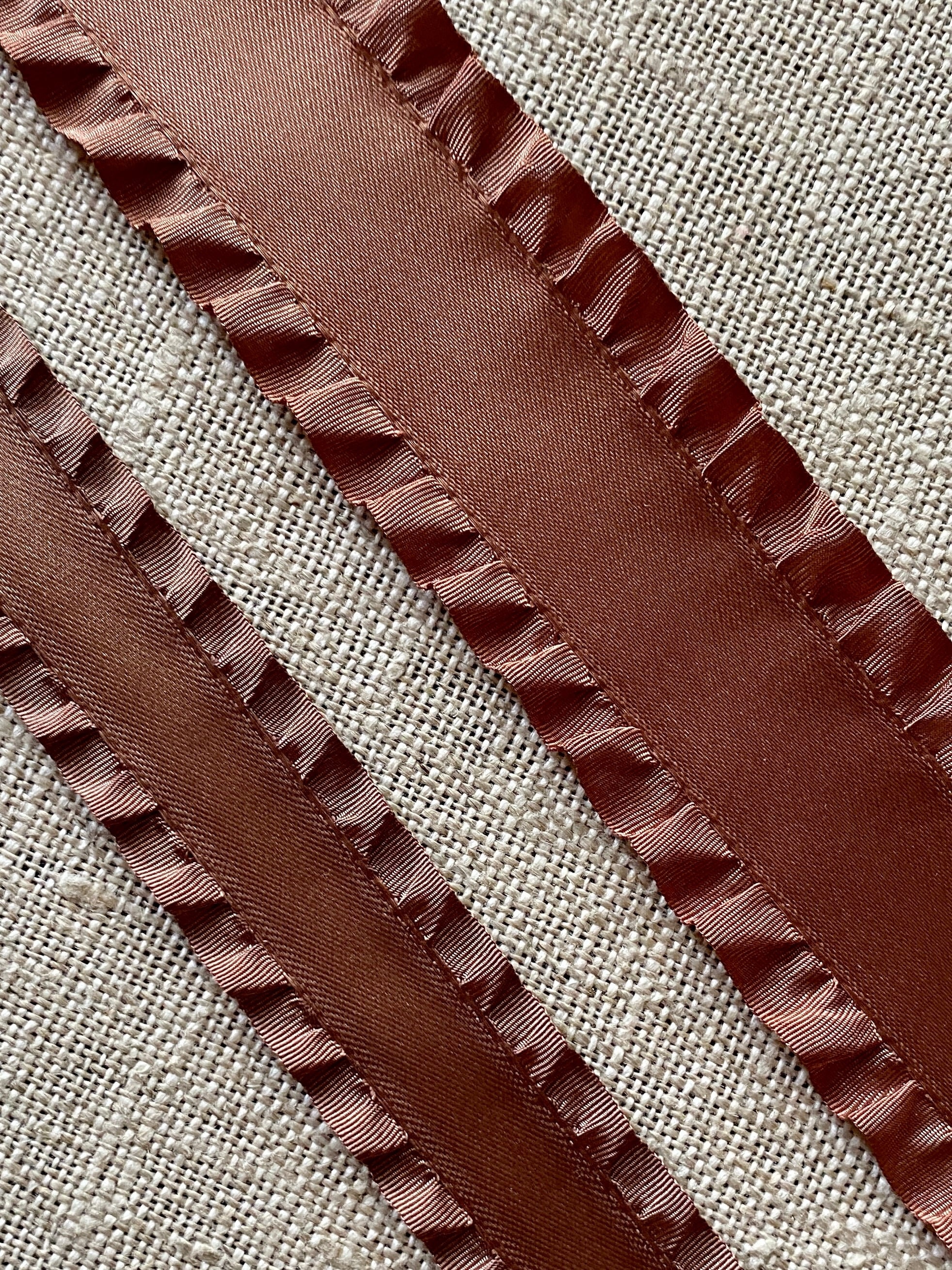 Mokuba Ruffled Satin Ribbon - Etsy UK