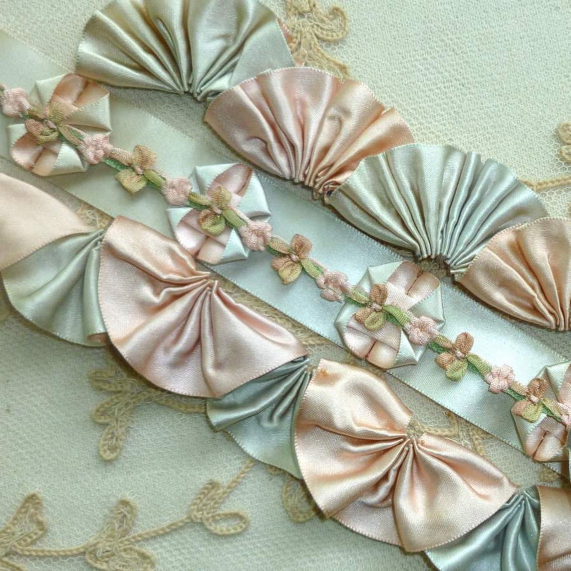 Silk Satin Double Faced Two Colored Ribbon - Etsy
