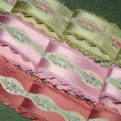 Ribbon With Scalloped & Picot Edge 1 1/4th Inch Width - Etsy