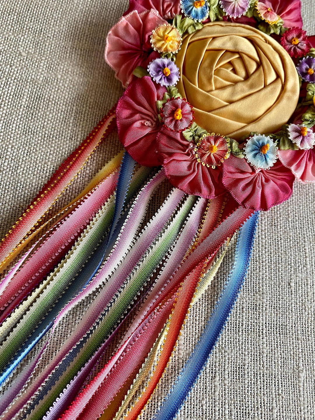 Picot Ombre Ribbon for Ribbon Work and Embroidery - Etsy