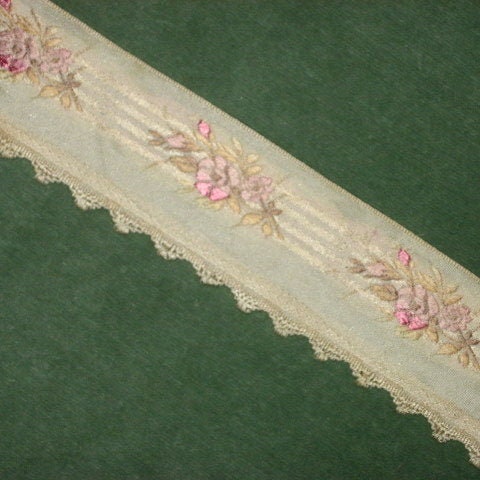 Woven Ribbon With Scallop and Picot Edge 1 1/2 Inch Width - Etsy