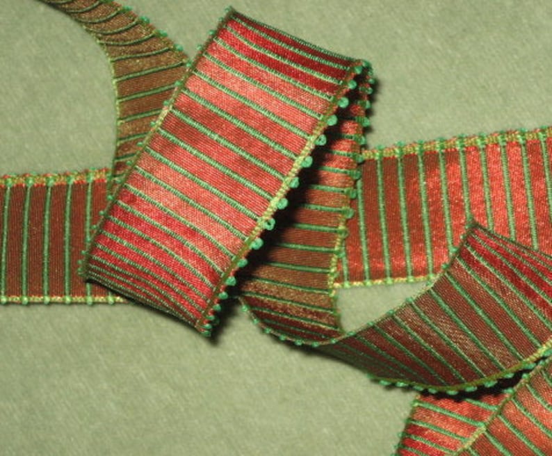 French Picot Wired Ribbed Vintage Ribbon - Etsy