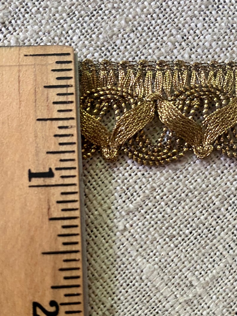 Vintage Gold Metal Trim - Etsy