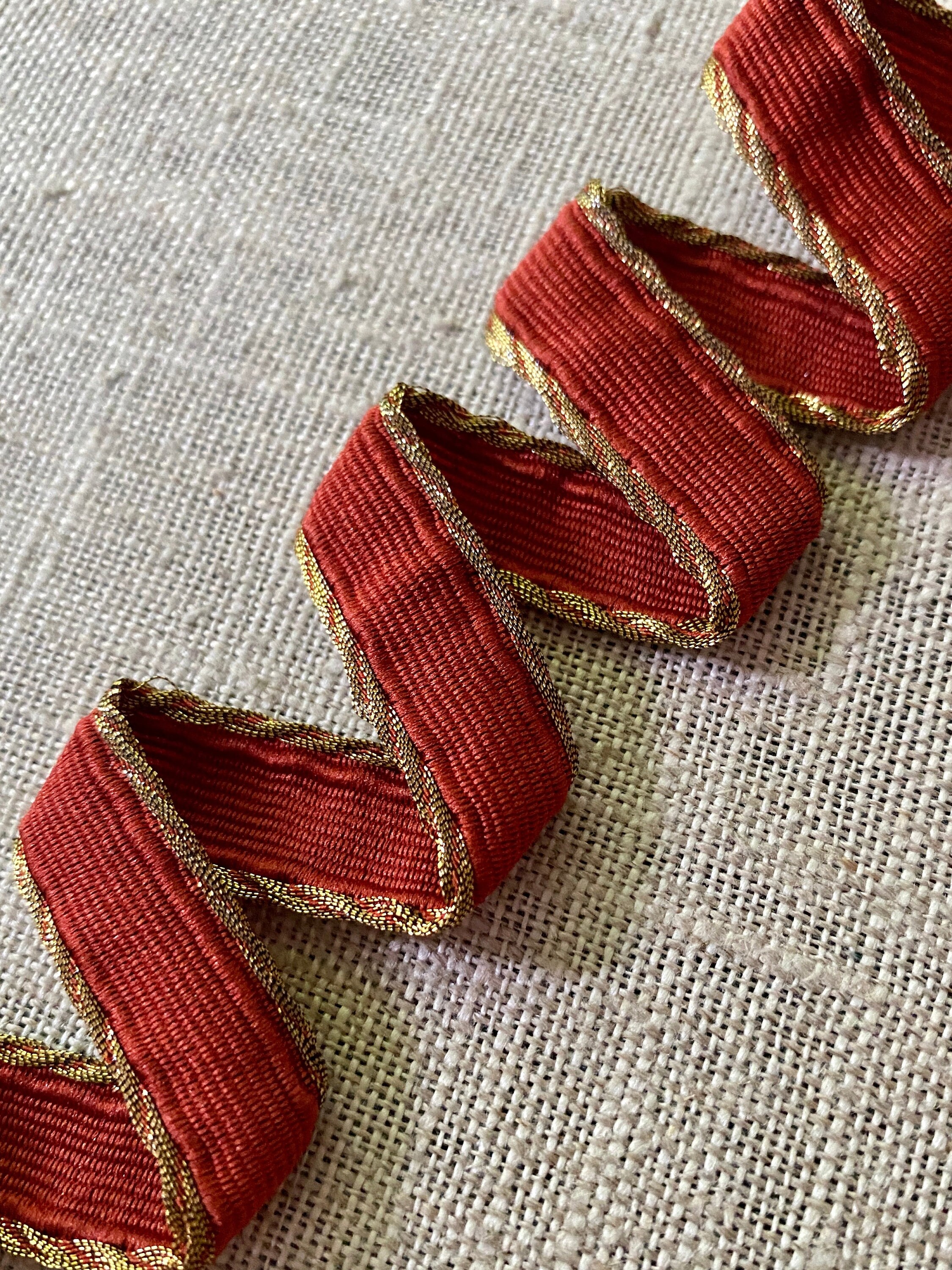 French Corded Ribbon Gold Cord Selvedges - Etsy