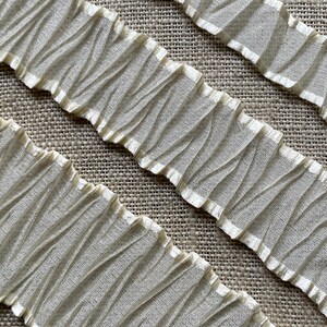 Mokuba Pleated Organdy Ribbon With Satin Edges - Etsy