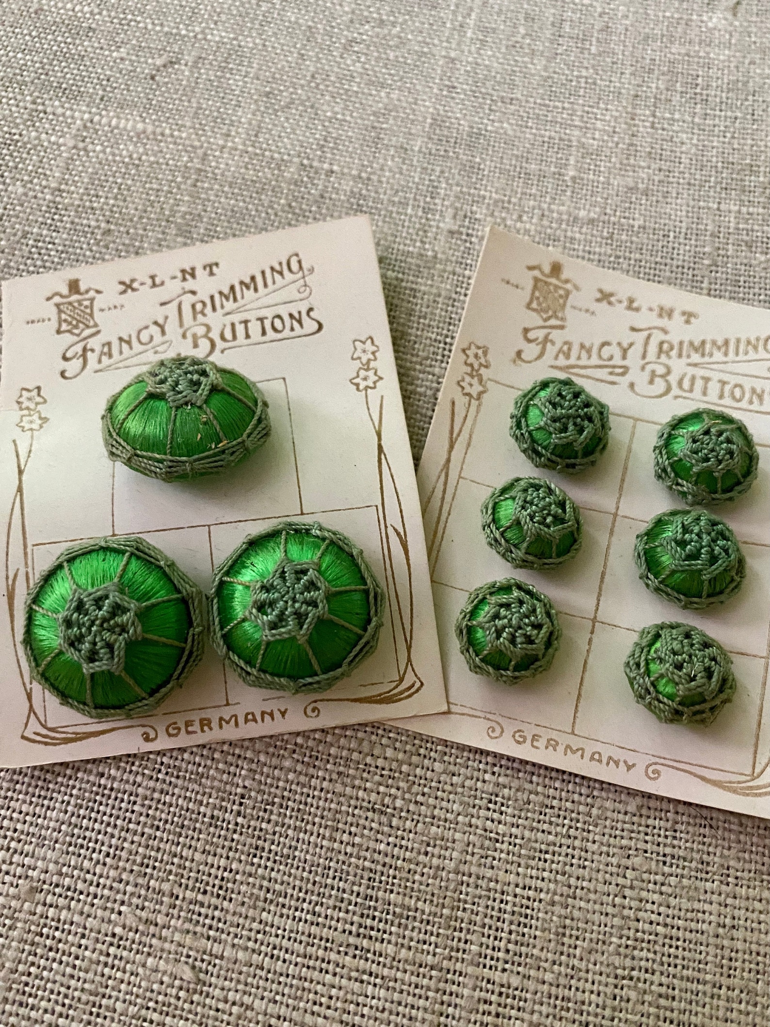 Antique Silk Passementerie Buttons With Needle Lace Cord Detail - Etsy