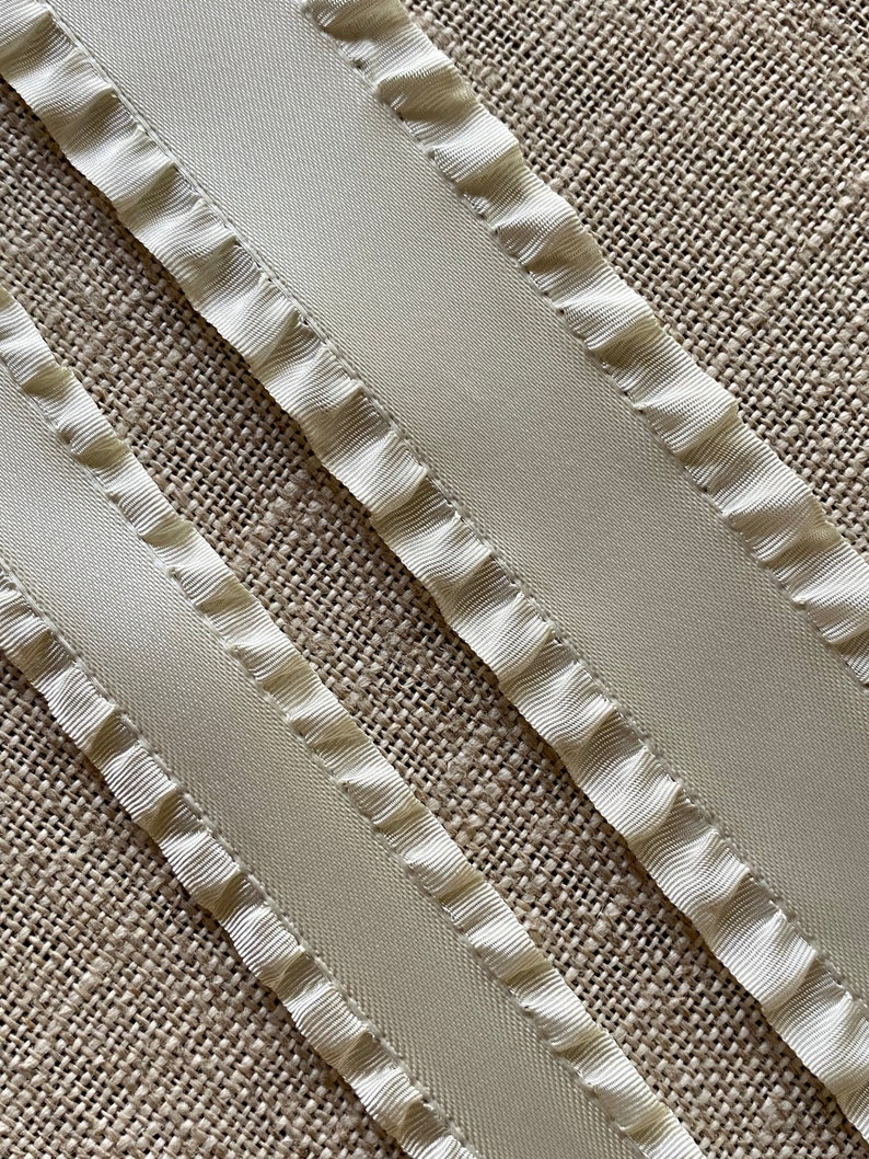 Mokuba Ruffled Satin Ribbon - Etsy UK