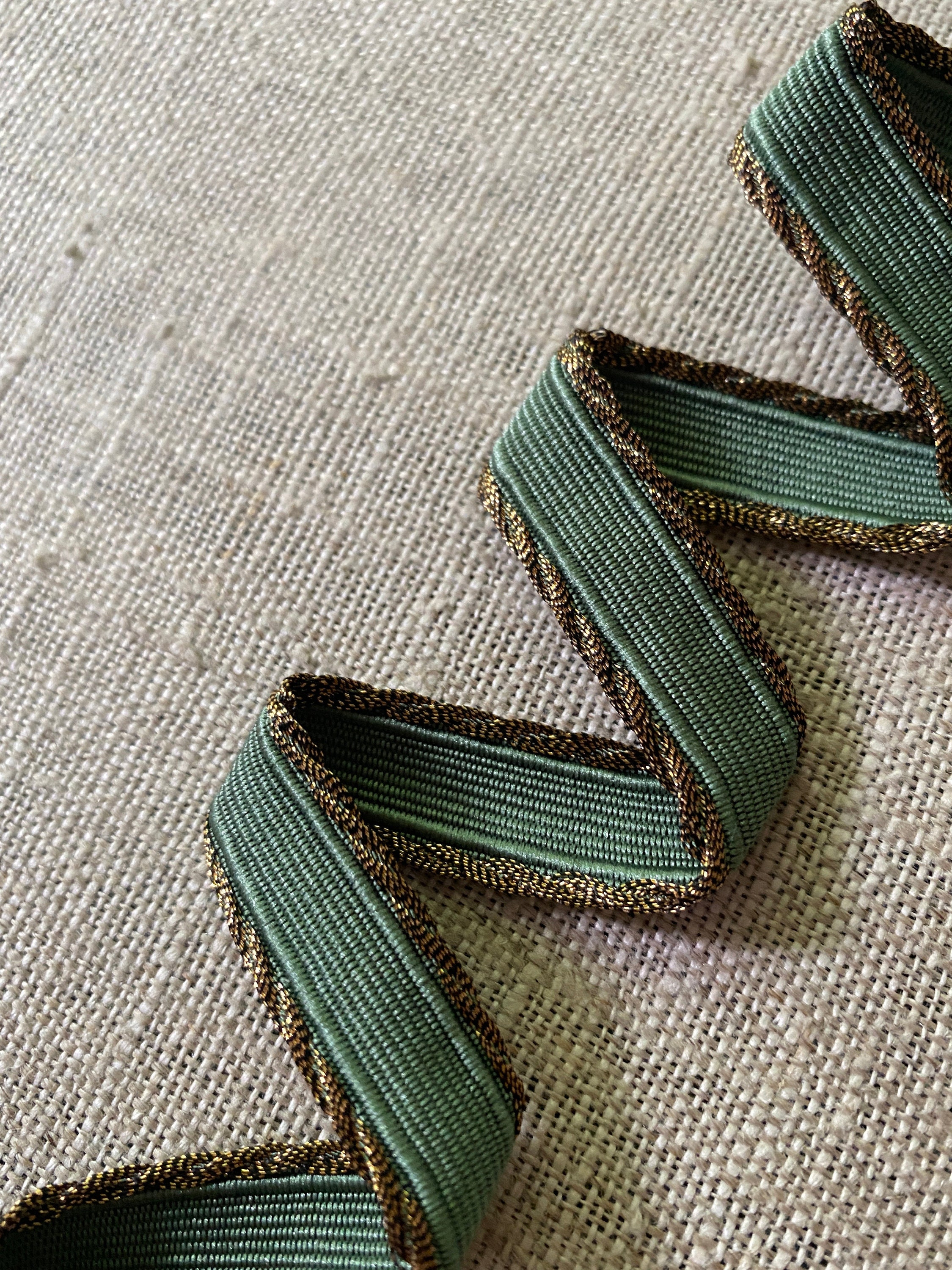 French Corded Ribbon Gold Cord Selvedges - Etsy