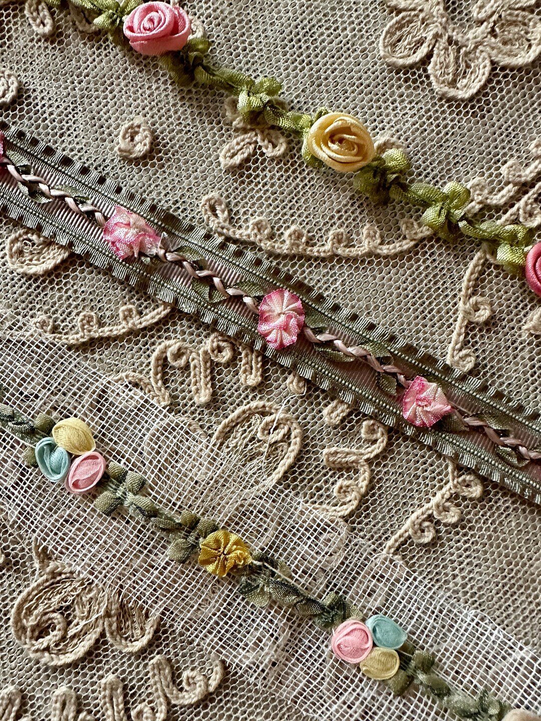 Antique French Hand Made Rococo Trim Three Different - Etsy