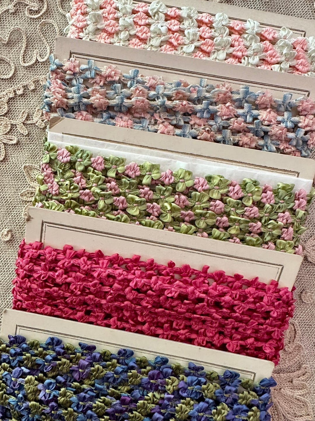 French Silk Rococo Trim Five Different - Etsy