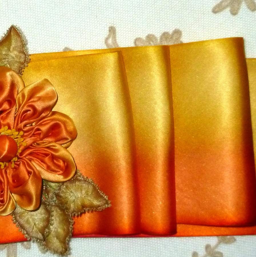 Art Dyed Silk Satin Ribbon for Flowers - Etsy