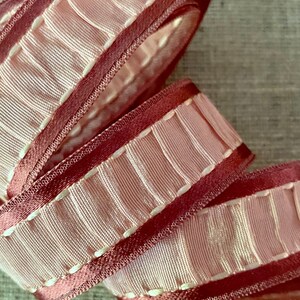 Ruched French Vintage Ribbon Trim With Drawstrings - Etsy