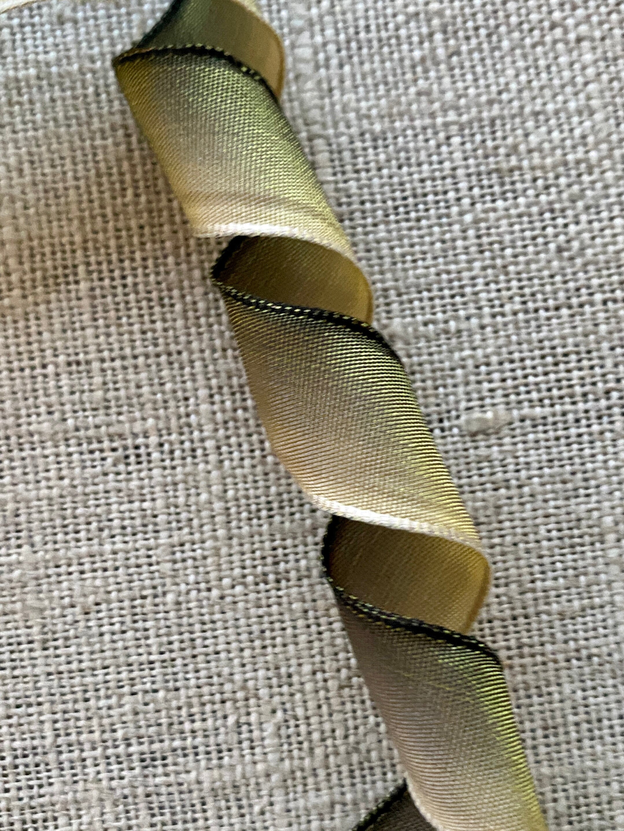 French Wired Ribbon for Leaves - Etsy